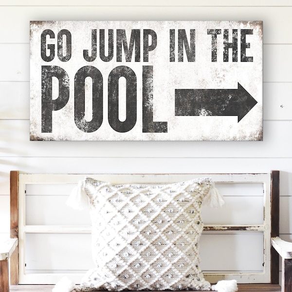 Large Outdoor Pool Wall Decor - Etsy