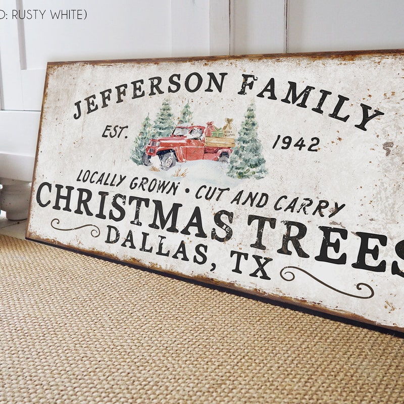 Tree Farm Sign - Etsy