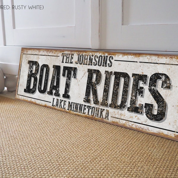 Personalized Boat Ride Signs - Etsy