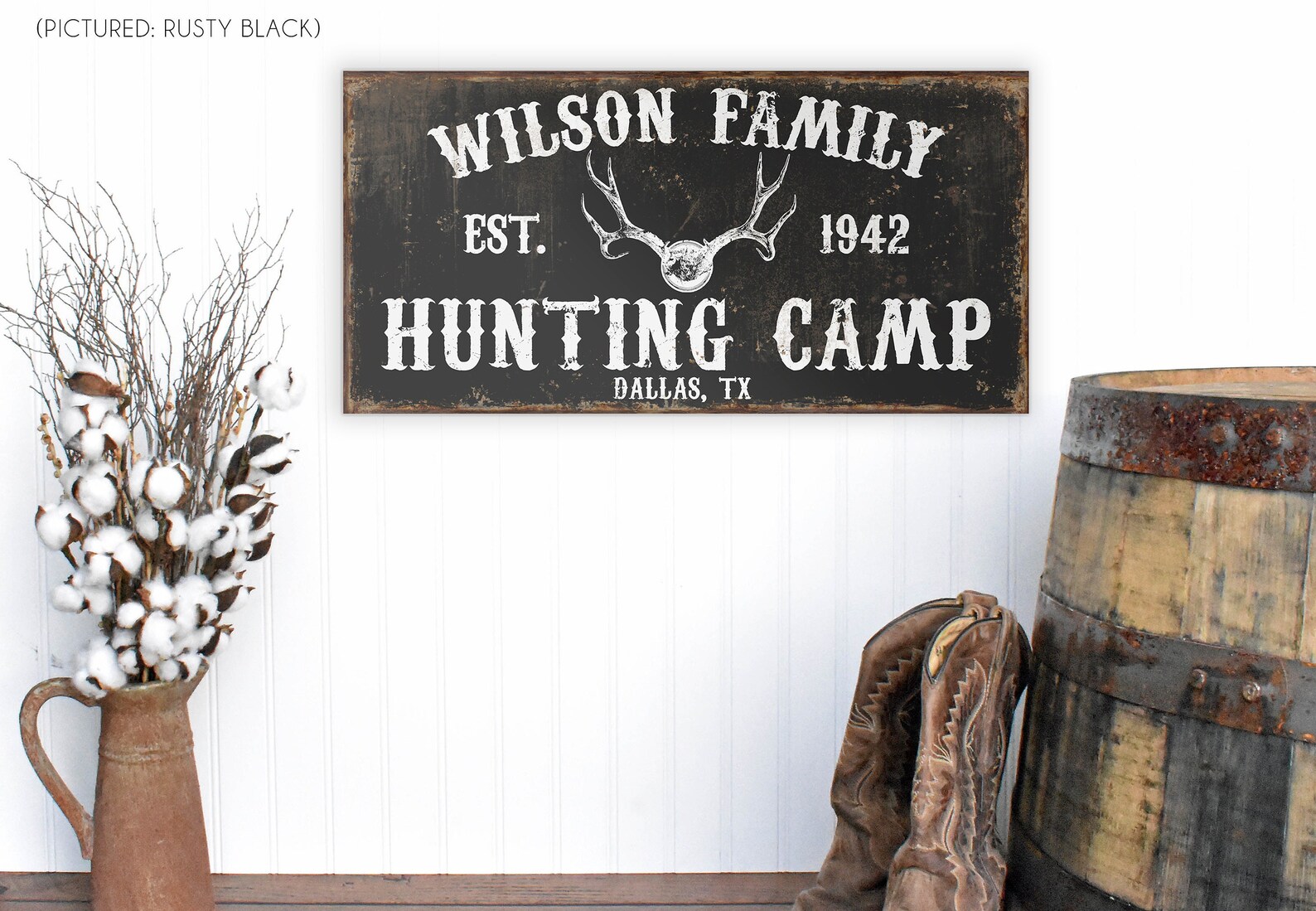 Personalized Hunting Camp Sign Custom Hunting Gifts for Men Dad Husband ...
