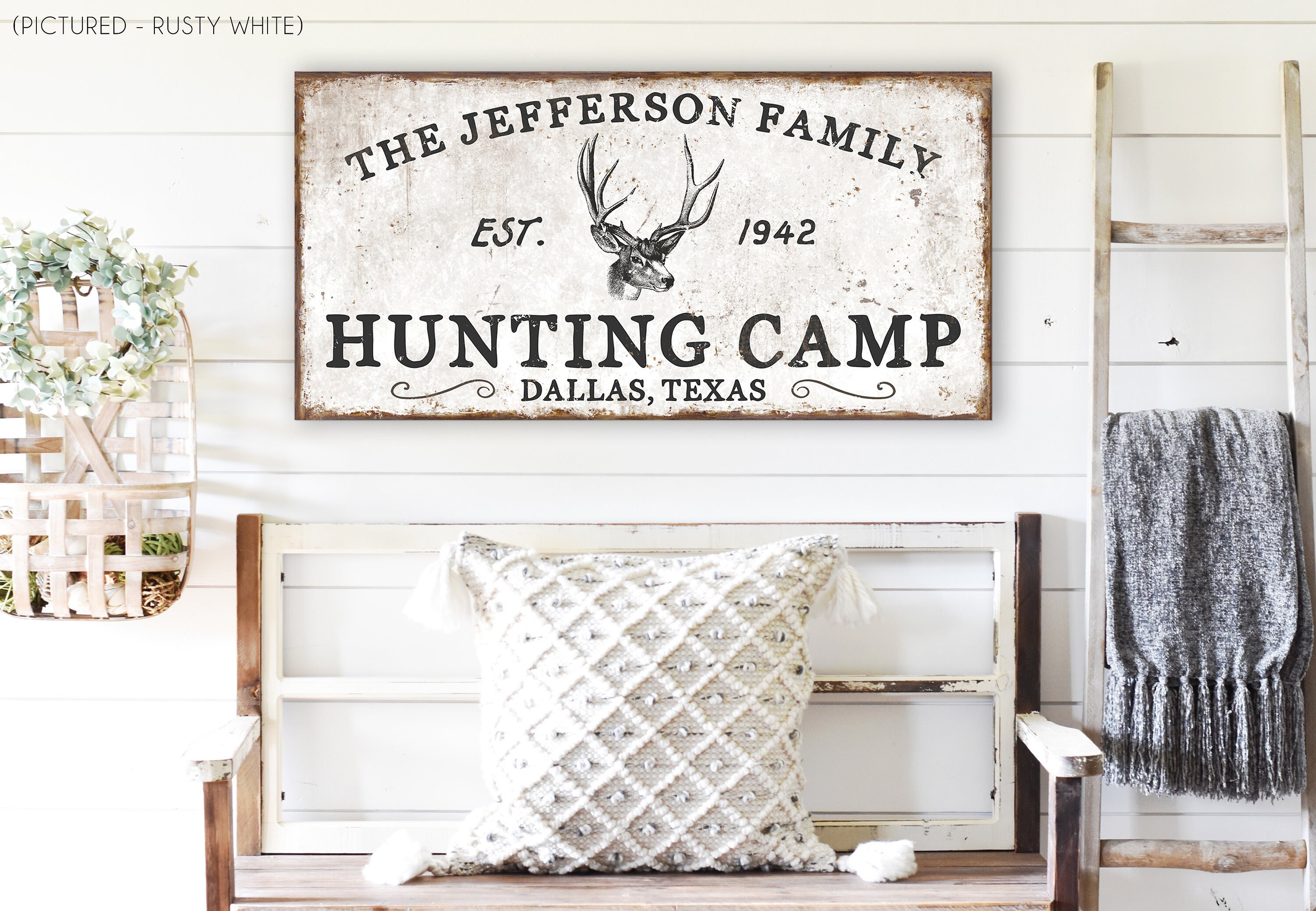 Custom Hunting Camp Sign Personalized Hunting Gifts for Dad - Etsy