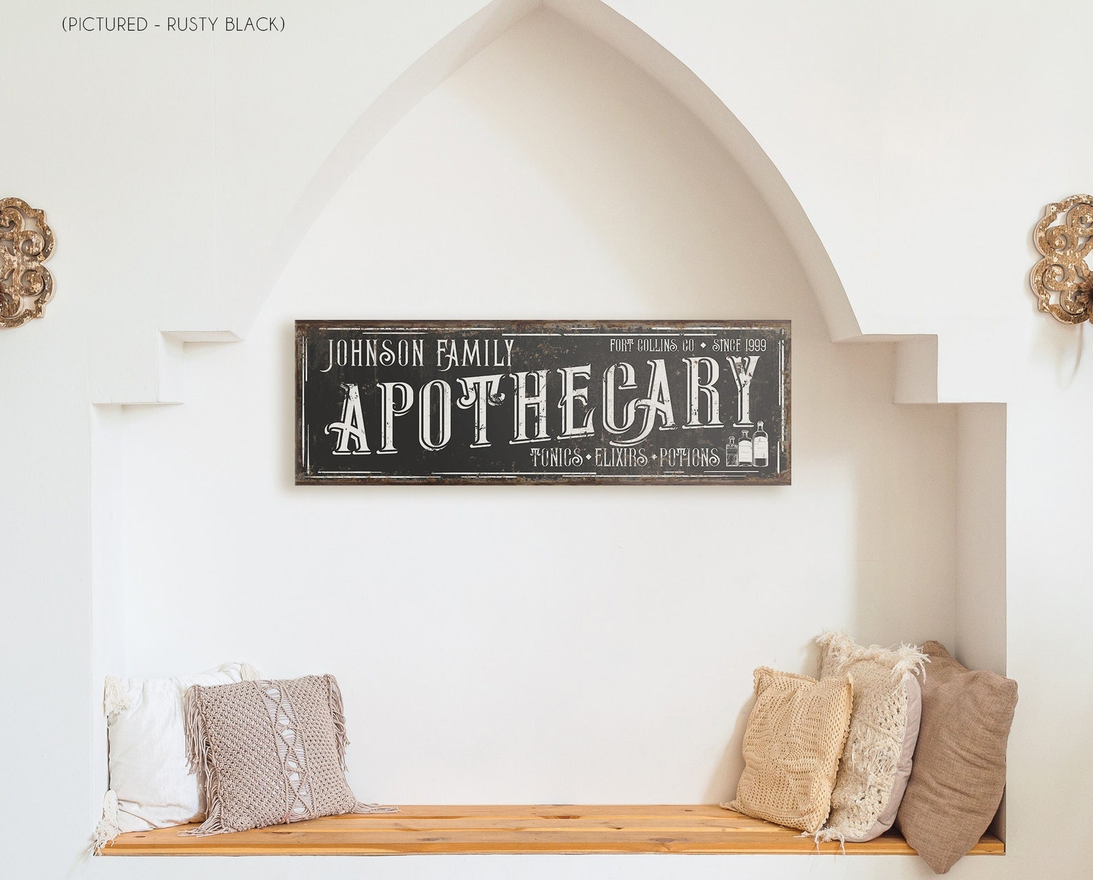 Custom Apothecary Sign for Pharmacy Pantry Signs Personalized Vintage ...