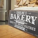Custom Bakery Sign for Kitchen Decor Vintage Farmhouse Pantry Wall Art ...