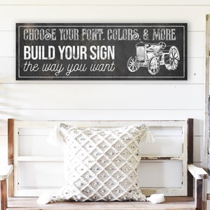 Custom Sign Build Your Own Personalized Signs Family Name Farmhouse ...