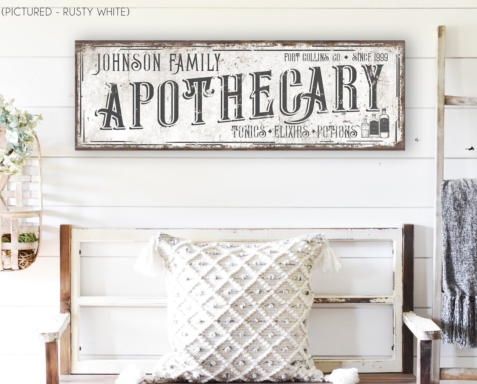Custom Apothecary Sign for Pharmacy Pantry Signs Personalized Vintage ...