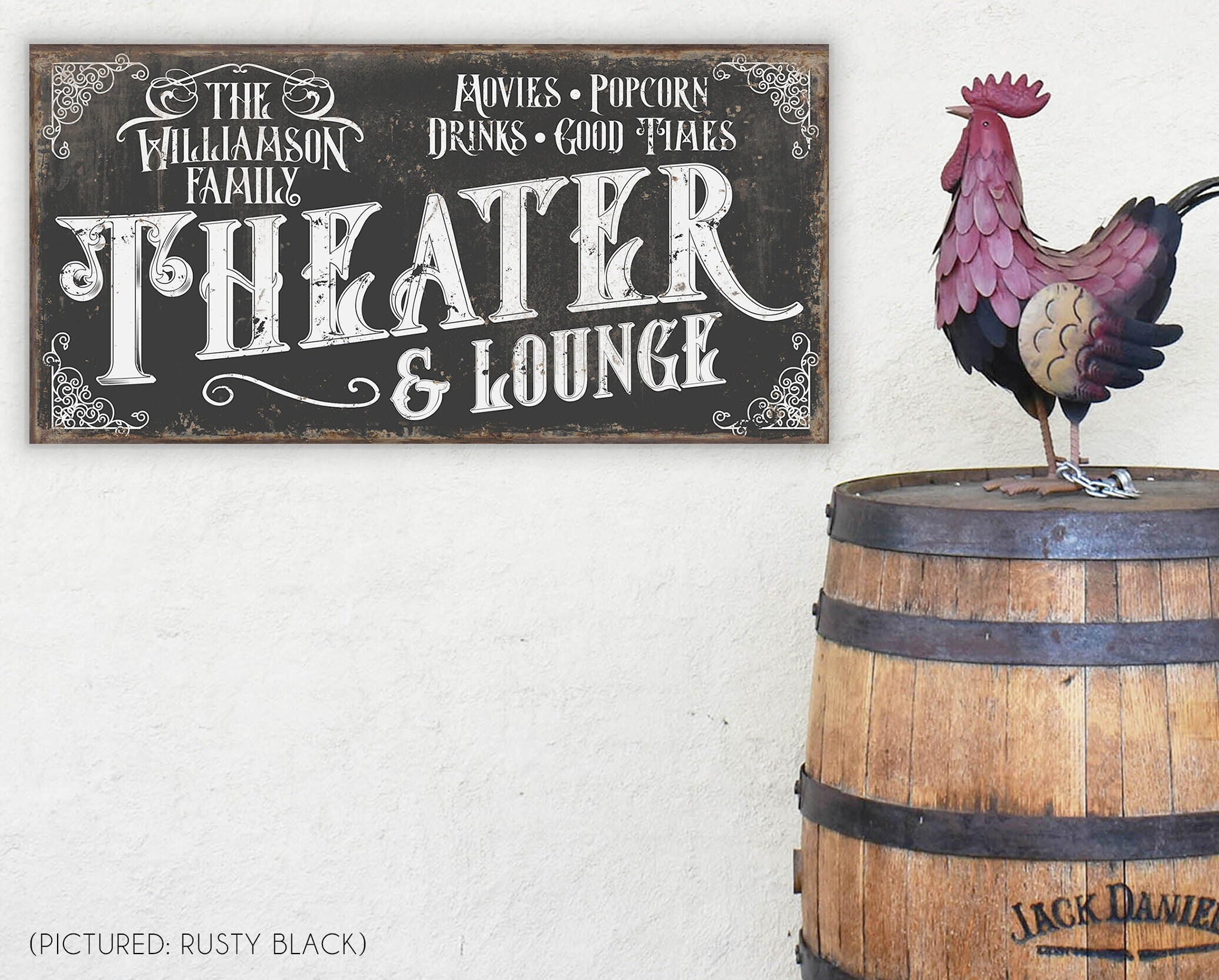 Custom Theater and Lounge Sign for Basement Tv Room Decor - Etsy