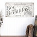 Custom Bed and Breakfast Sign Rustic Bnb Signs Cottagecore Home Decor ...