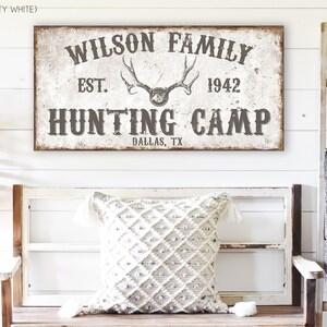 Personalized Hunting Camp Sign Custom Hunting Gifts for Men Dad Husband ...