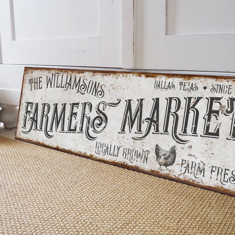 Large Vintage Sign - Etsy
