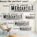 Custom Mercantile Sign: Personalized Farmhouse Kitchen Decor - Etsy