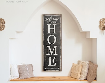 Welcome Vertical Wood Signs - Etsy