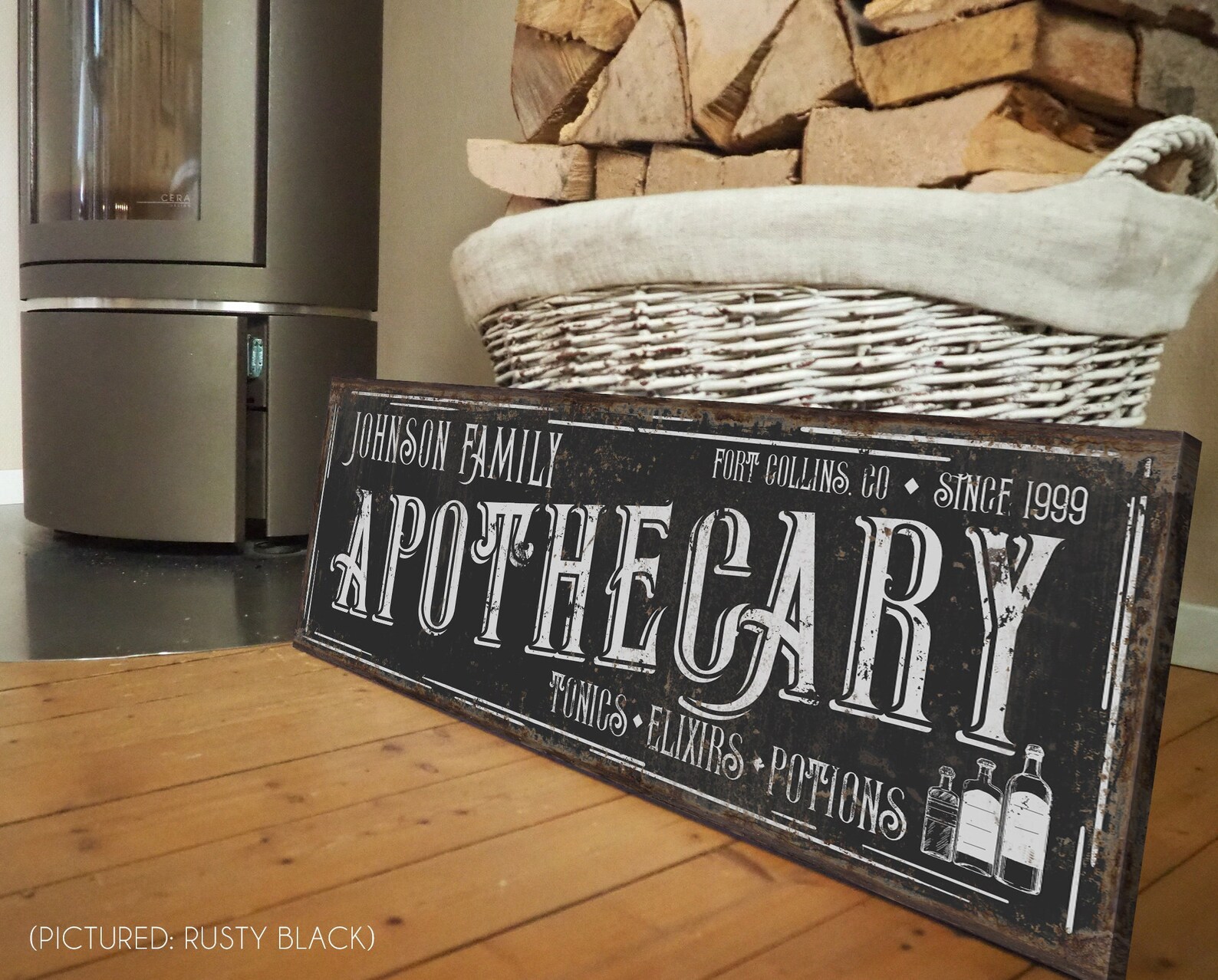 Custom Apothecary Sign for Pharmacy Pantry Signs Personalized Vintage ...