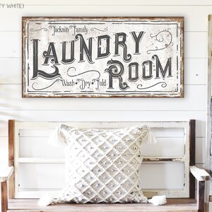 Custom Laundry Sign French Country Laundry Room Decor Rustic Farm Home ...