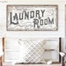 Custom Laundry Sign French Country Laundry Room Decor Rustic Farm Home ...