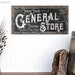 Custom General Store Sign Personalized Modern Farmhouse Wall - Etsy
