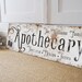 Apothecary Sign Vintage Personalized Family Name Sign for Kitchen Decor ...