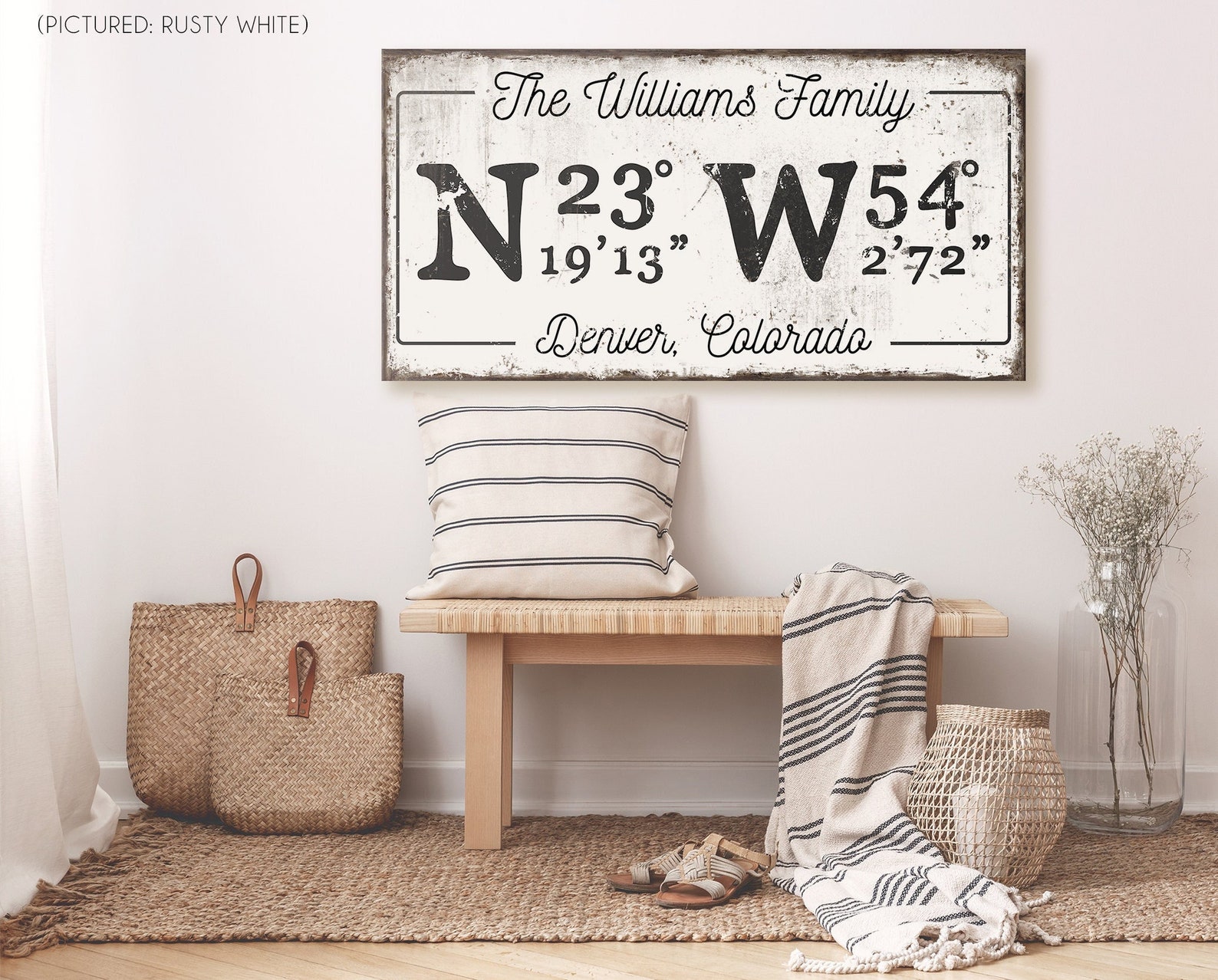 GPS Coordinates Sign for Entryway Location Signs for Boat Dock - Etsy