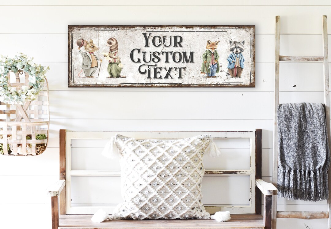 Custom Baby Room Name Sign Personalized Above Crib Decor Boy Girl ...