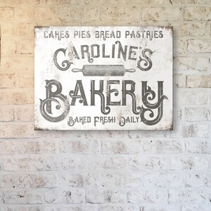 Custom Bakery Sign for Kitchen Wall Decor Personalized Gift for Cake ...