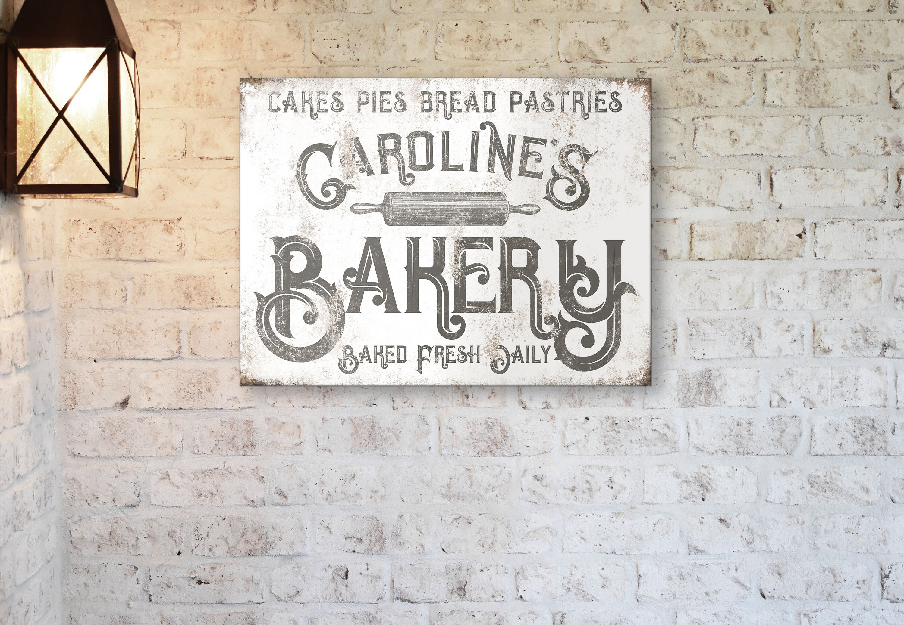 Custom Bakery Sign for Kitchen Wall Decor Personalized Gift - Etsy