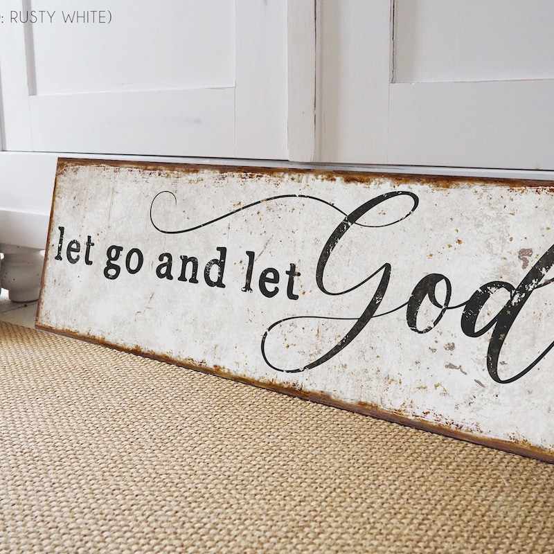 Let Go and Let God - Etsy