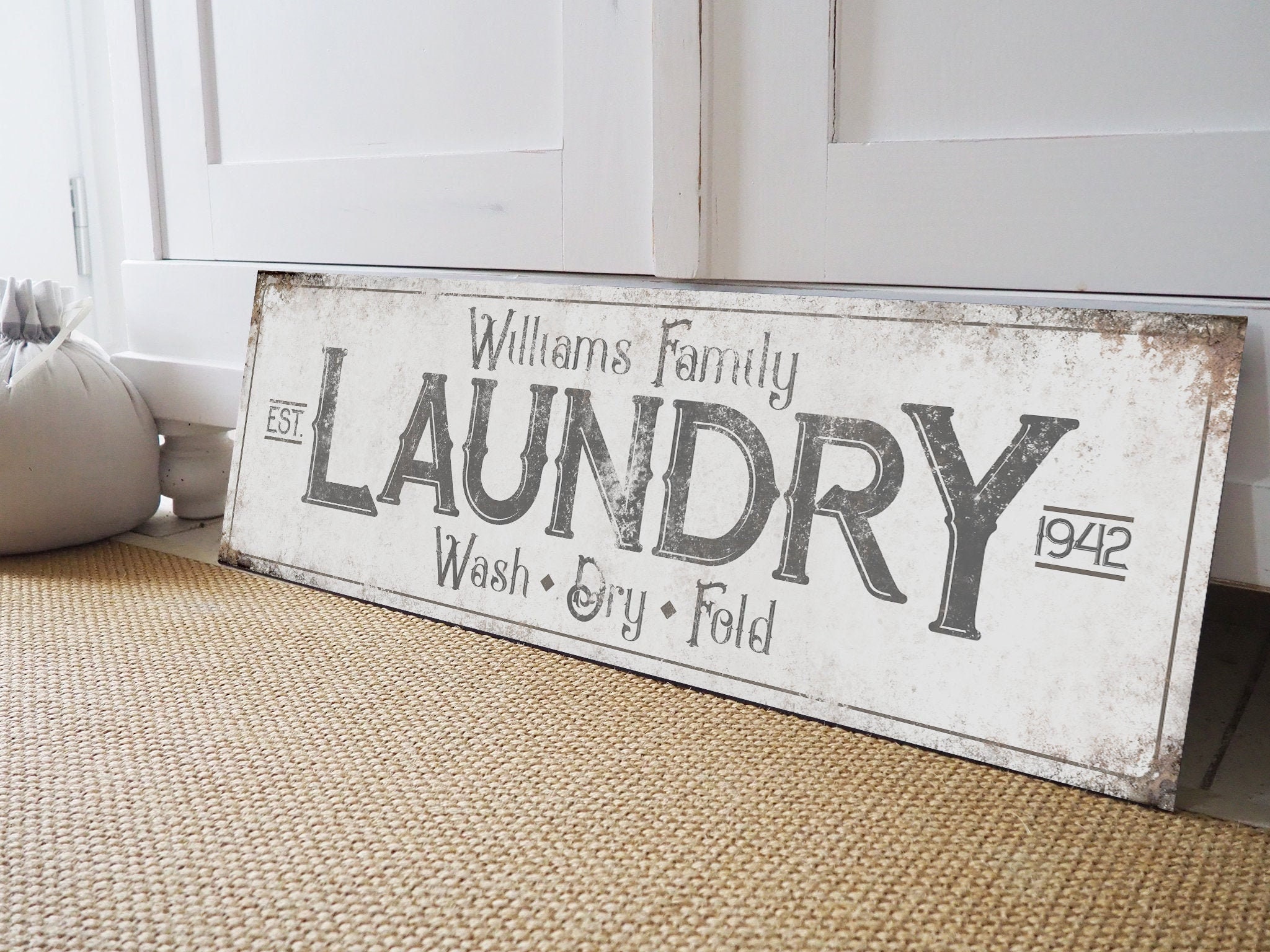 Custom Laundry Room Sign Personalized Laundry Decor Gifts for - Etsy