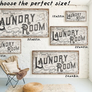 Custom Laundry Sign French Country Laundry Room Decor Rustic Farm Home ...