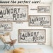 Custom Laundry Sign French Country Laundry Room Decor Rustic - Etsy