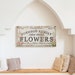 Personalized Garden Gate Sign Custom Family Name Fresh Flowers Sign ...