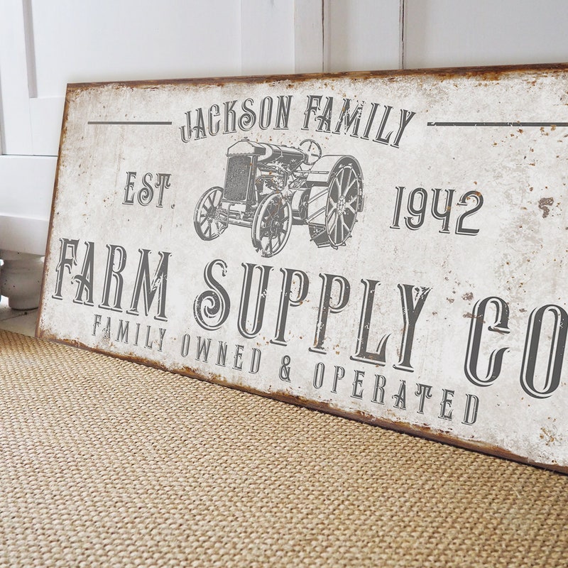 Antique Farm Sign - Etsy