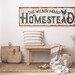 Custom Homestead Sign Personalized Farmhouse Signs Rustic Antique Decor ...