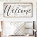 Custom Family Name Welcome Sign Personalized Family Sign for Front Door ...