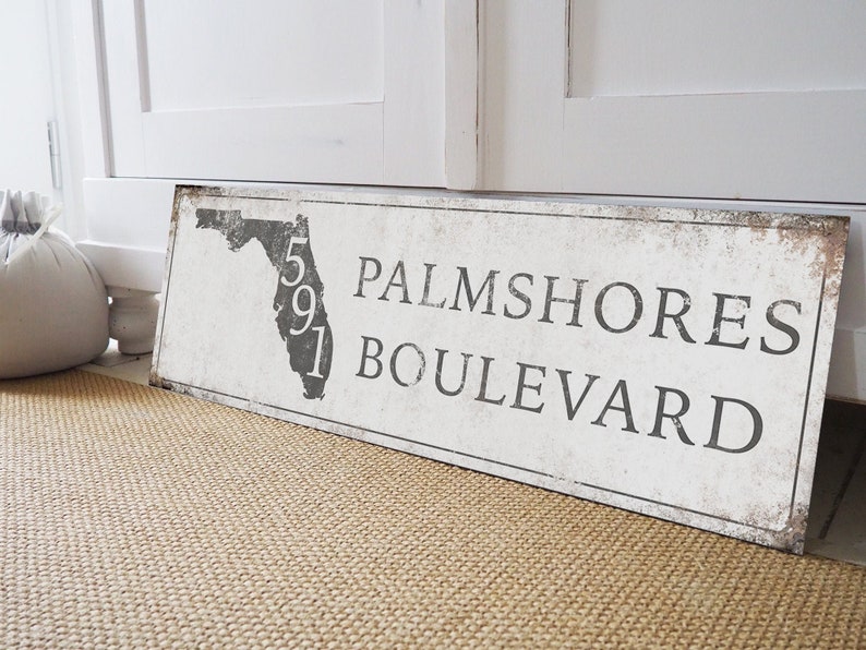 Large Family Address Sign Front Gate Decor Entryway Decor on - Etsy