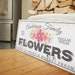 Custom Fresh Flower Market Sign Personalize Flower Farm Signs Vintage ...