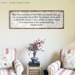 Custom Rustic Bible Verse Sign: Christian Wall Art, Farmhouse Decor - Etsy