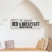 Personalized Bed and Breakfast Sign Custom Bnb Decor You Make Both Inn ...