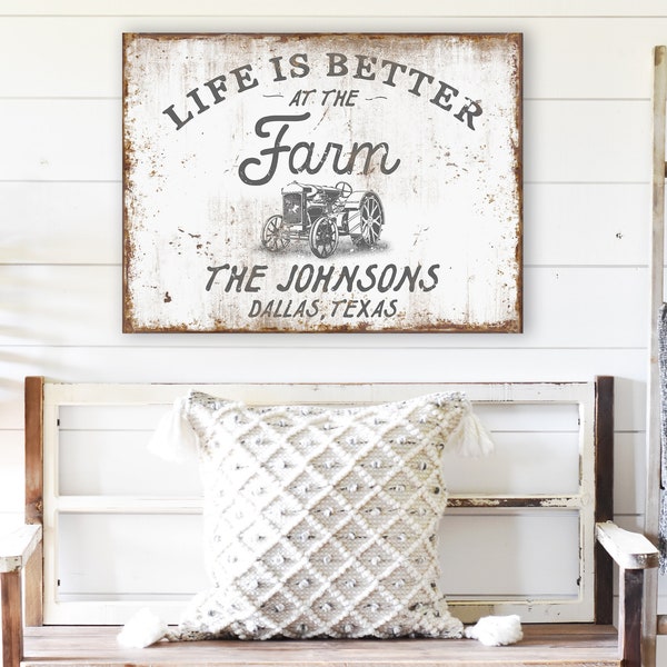 Vintage Farm Sign - Etsy