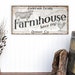 Custom Farmhouse Sign: Personalized Homestead, Barn, or Cabin Art - Etsy