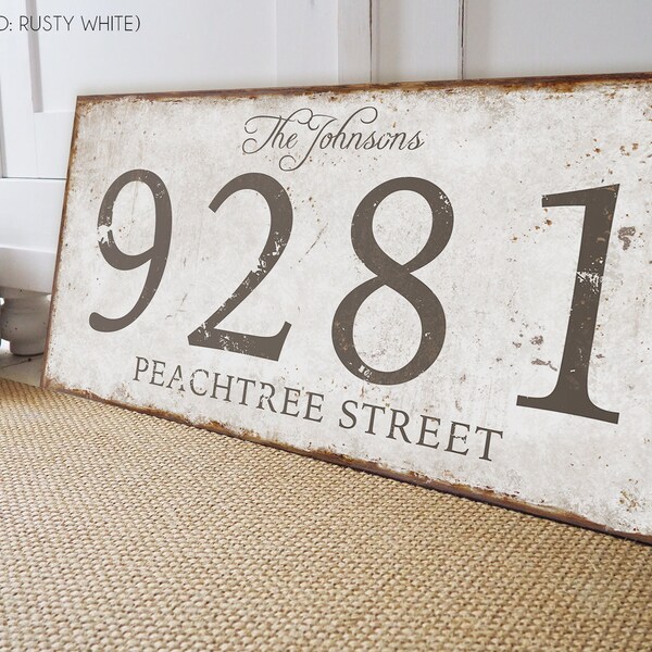 Metal Address Sign - Etsy