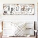 Apothecary Sign Vintage Personalized Family Name Sign for Kitchen Decor ...