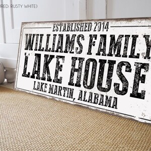 Custom Lake Life Sign Personalized Lake House Decor Gifts for Boaters ...