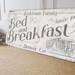 Custom Bed and Breakfast Sign Rustic Bnb Signs Cottagecore Home Decor ...
