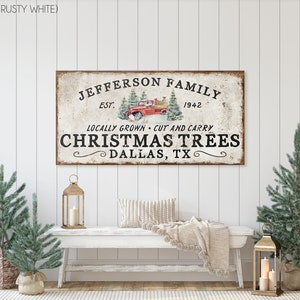 Personalized Country Farmhouse Christmas Sign Custom Christmas Decor ...