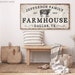 Personalized Farmhouse Sign Family Name and Est Date Homestead Signs ...