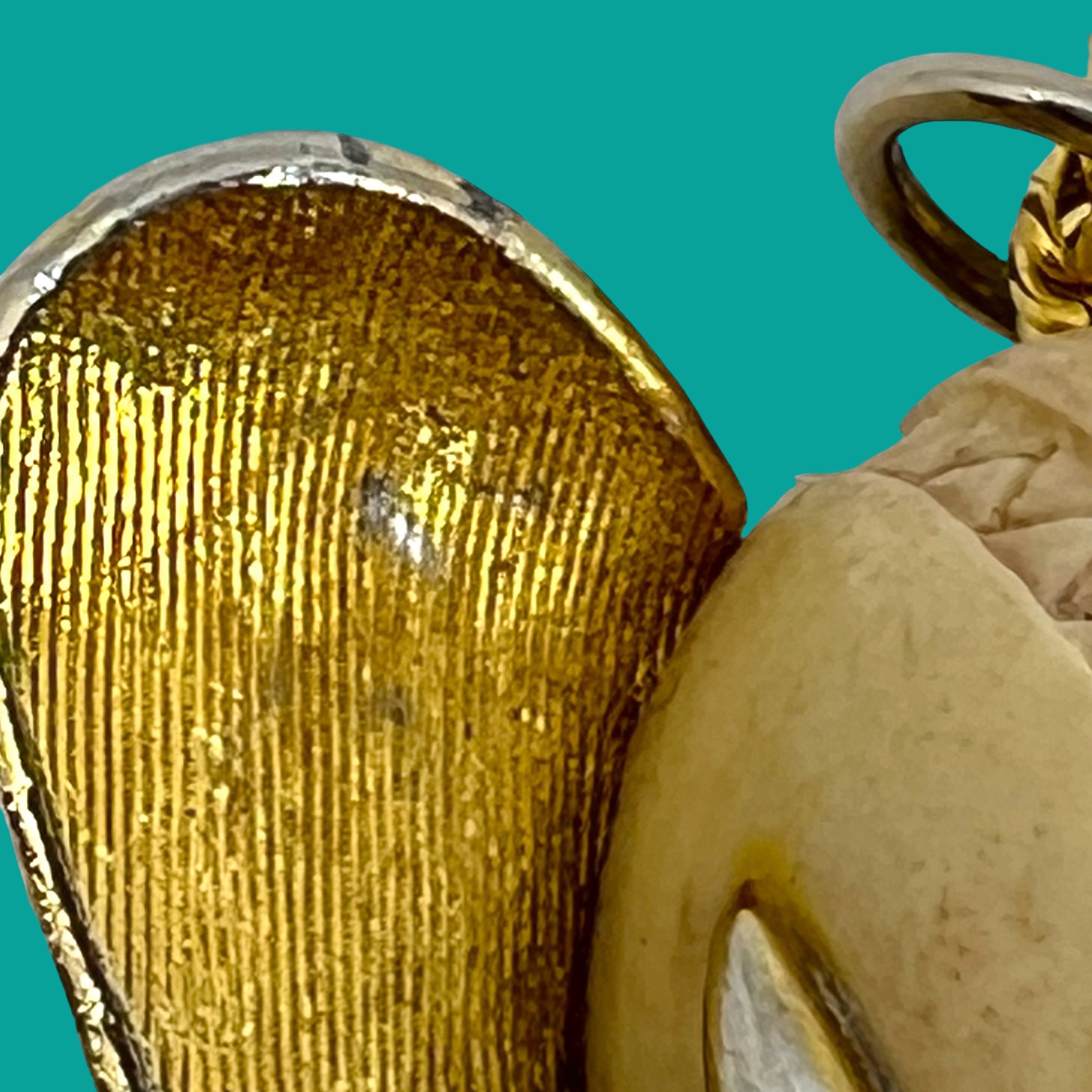 Vintage Luca Razza Resin Elephant Pendant Necklace - Etsy