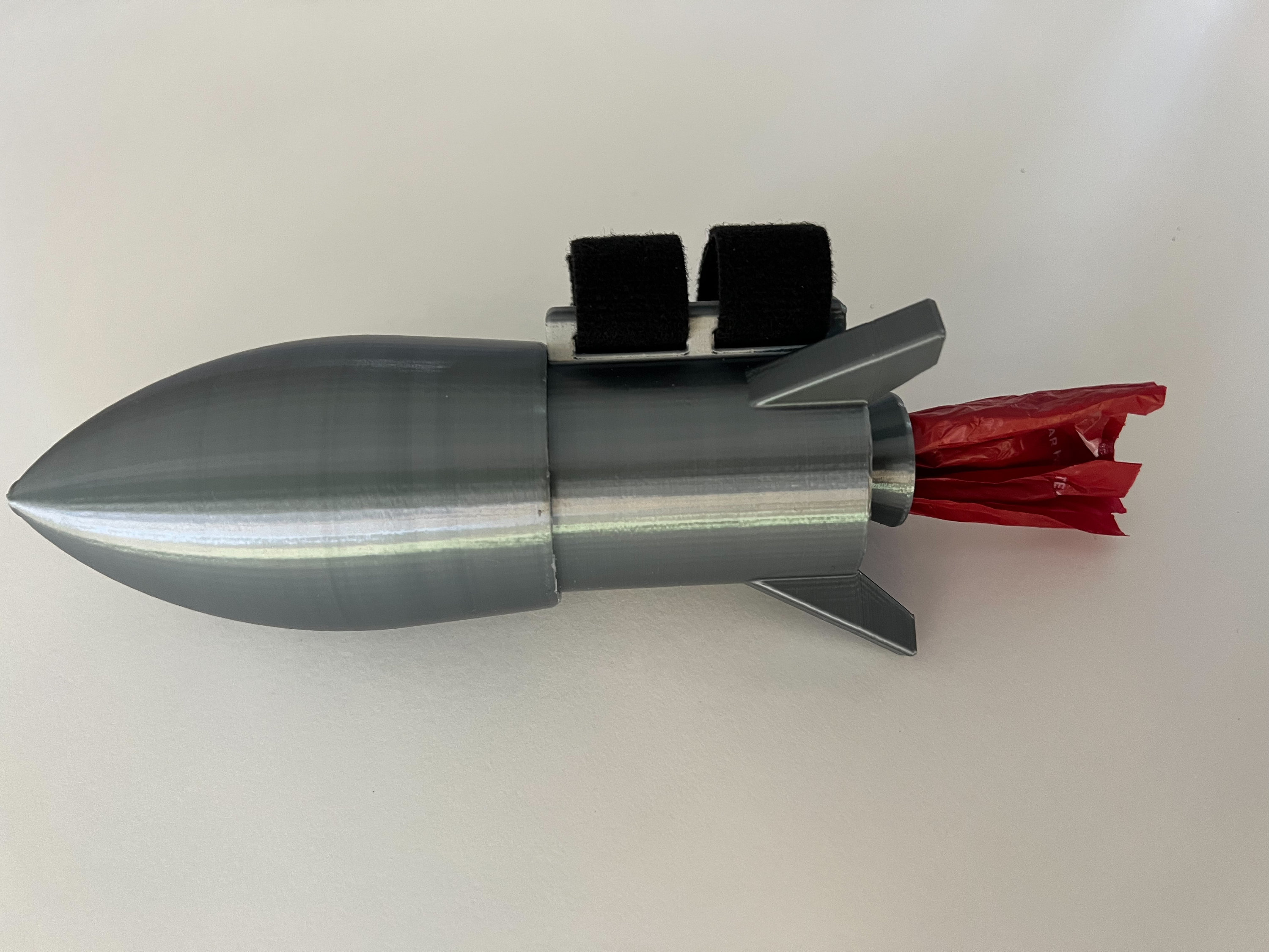 Large Rocket Poop Bag Dispenser With Earth Rated Bags - Etsy