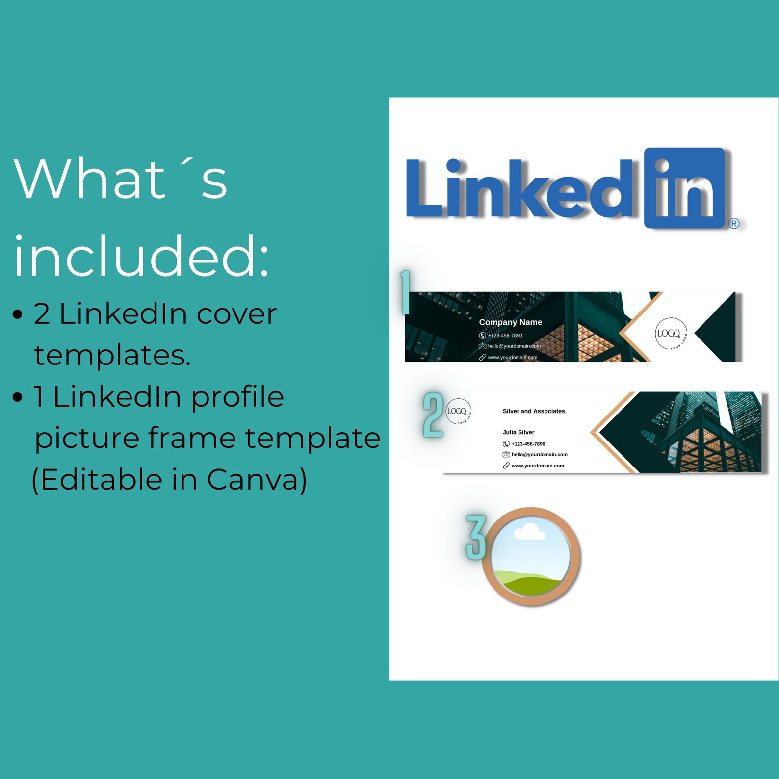 Linkedin Banner, Linkedin Profile Templates, Editable Linkedin Banner ...