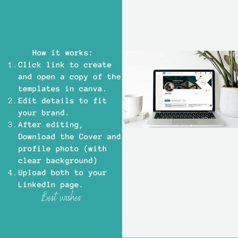 Linkedin Banner, Linkedin Profile Templates, Editable Linkedin Banner ...