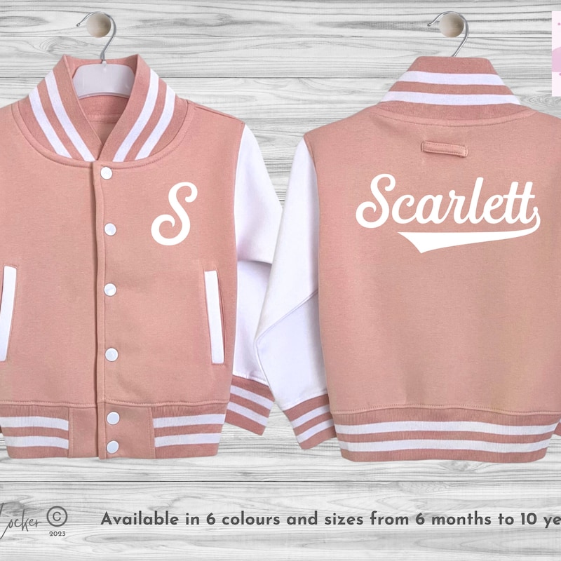 Pink Varsity Jacket - Etsy