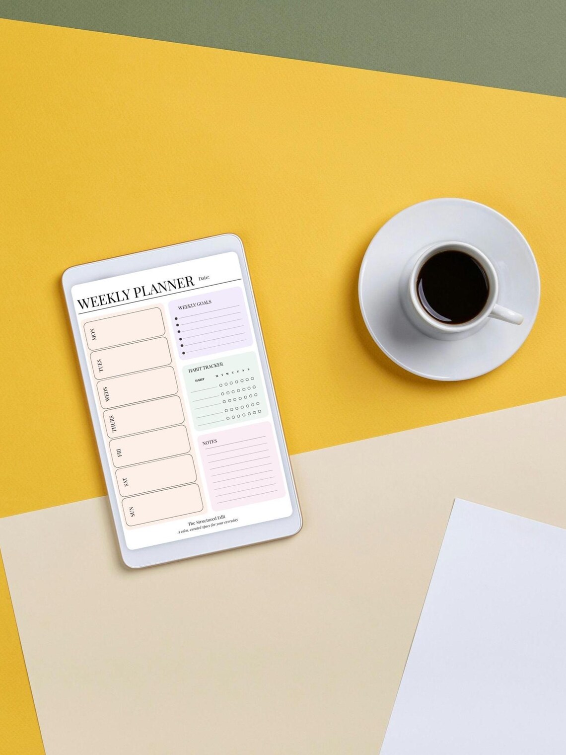 Minimal Weekly Planner Printable | A4 Agenda (digital Download) - Etsy
